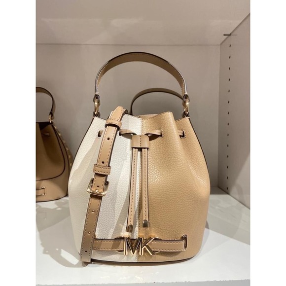 Michael Kors | Bags | Michael Kors Bucket Bag Reed Medium Belted Bucket ...